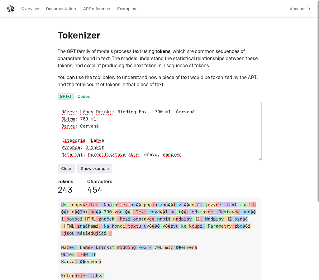 Tokenizer OpenAI / GPT - Mergado Forum